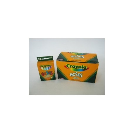 GISES COLORES CRAYOLA 12PZ COMPRIMIDO